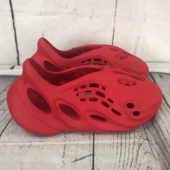 adidas | Shoes | Authentic Adidas Yeezy Foam Runner Rnnr Vermillion Red ...